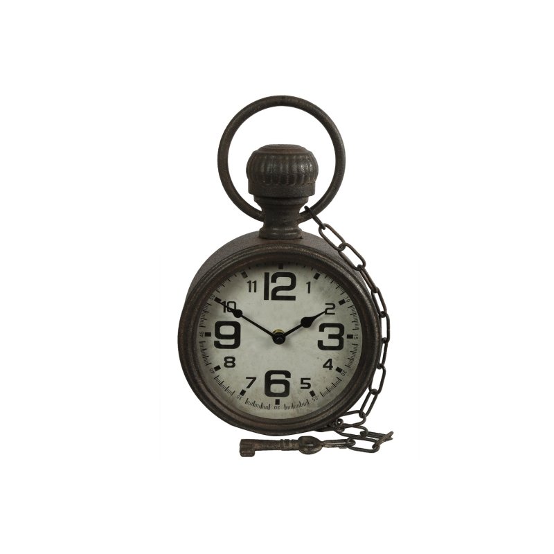 NL-Uhr rund Baxter grau